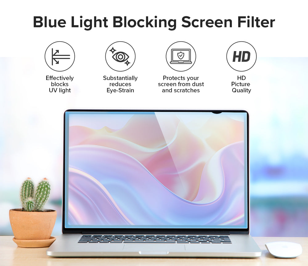 TECGEAR Blue Light Shield for Laptops